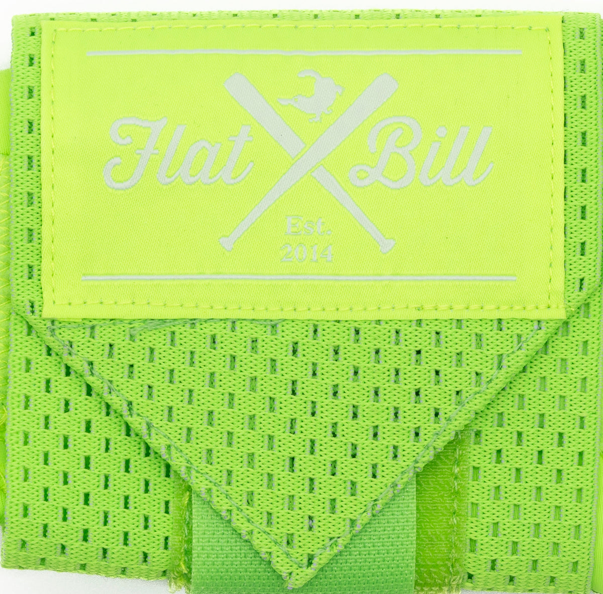 Neon Green Sliding Mitt Flatbill – Flatbill Baseball